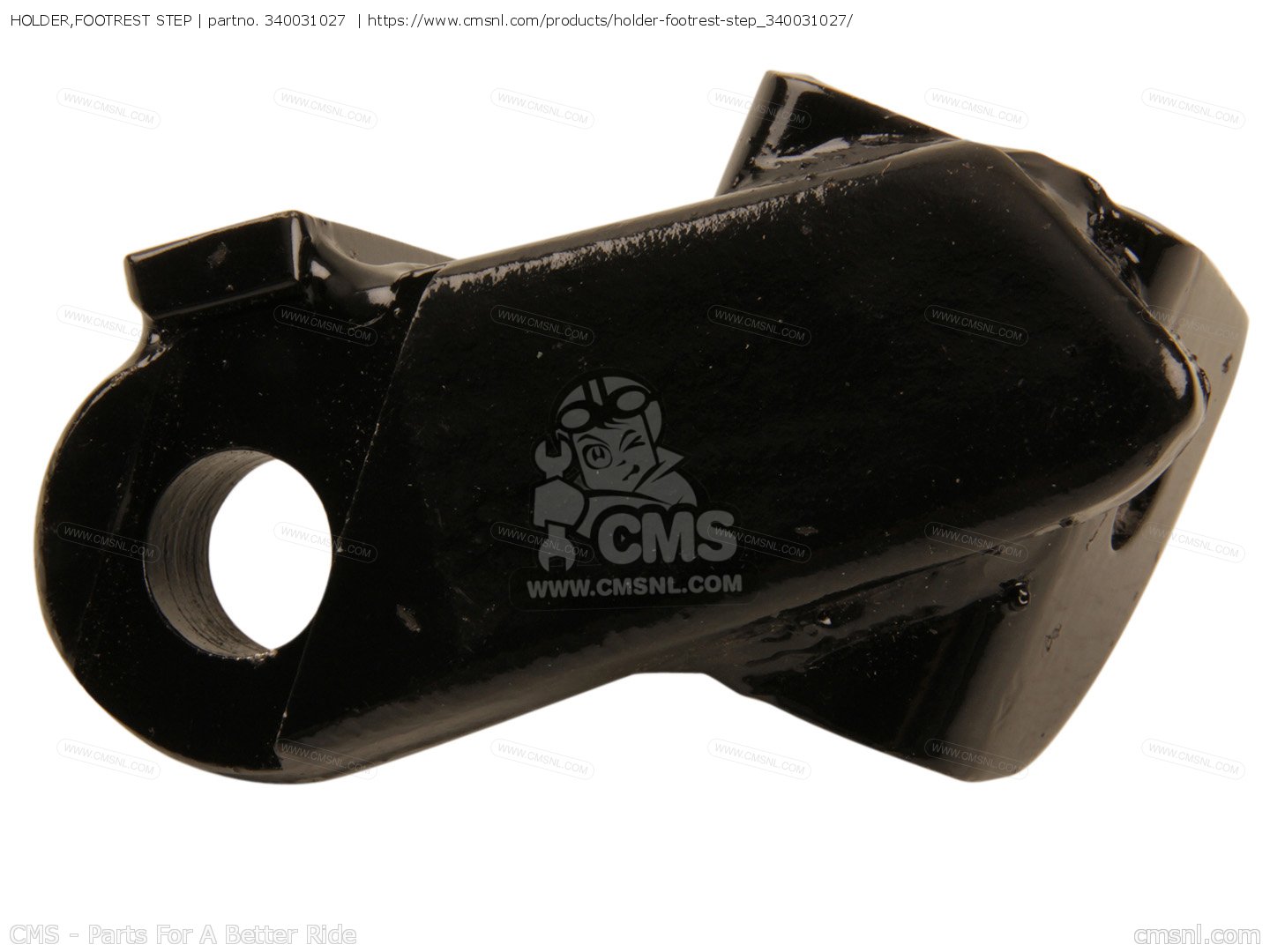 340031027: Holder,footrest Step Kawasaki - buy the 34003-1027 at CMSNL