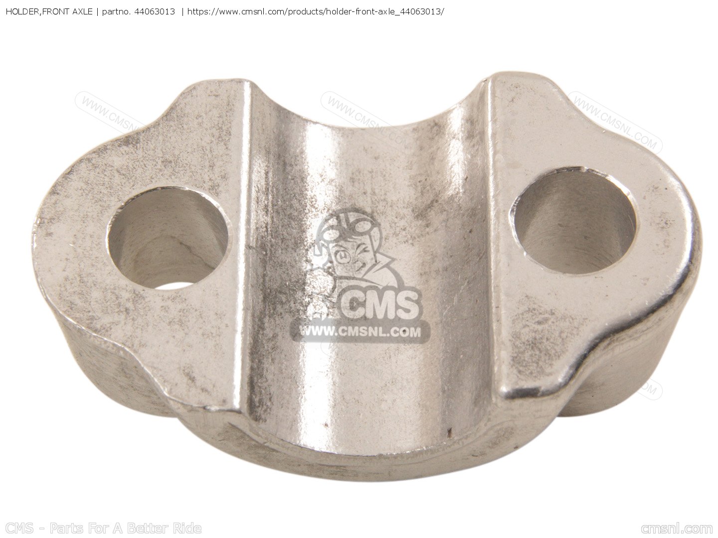 44063013: HOLDER,FRONT AXLE Kawasaki - buy the 44063-013 at CMSNL