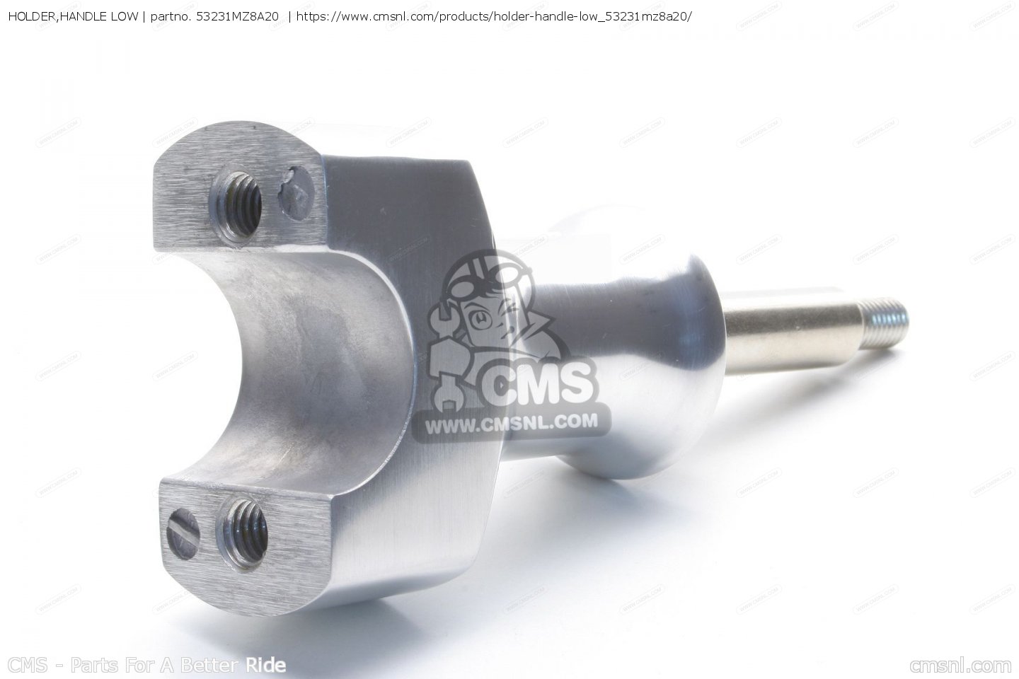 53231MZ8A20: HOLDER,HANDLE LOW Honda - buy the 53231-MZ8-A20 at CMSNL