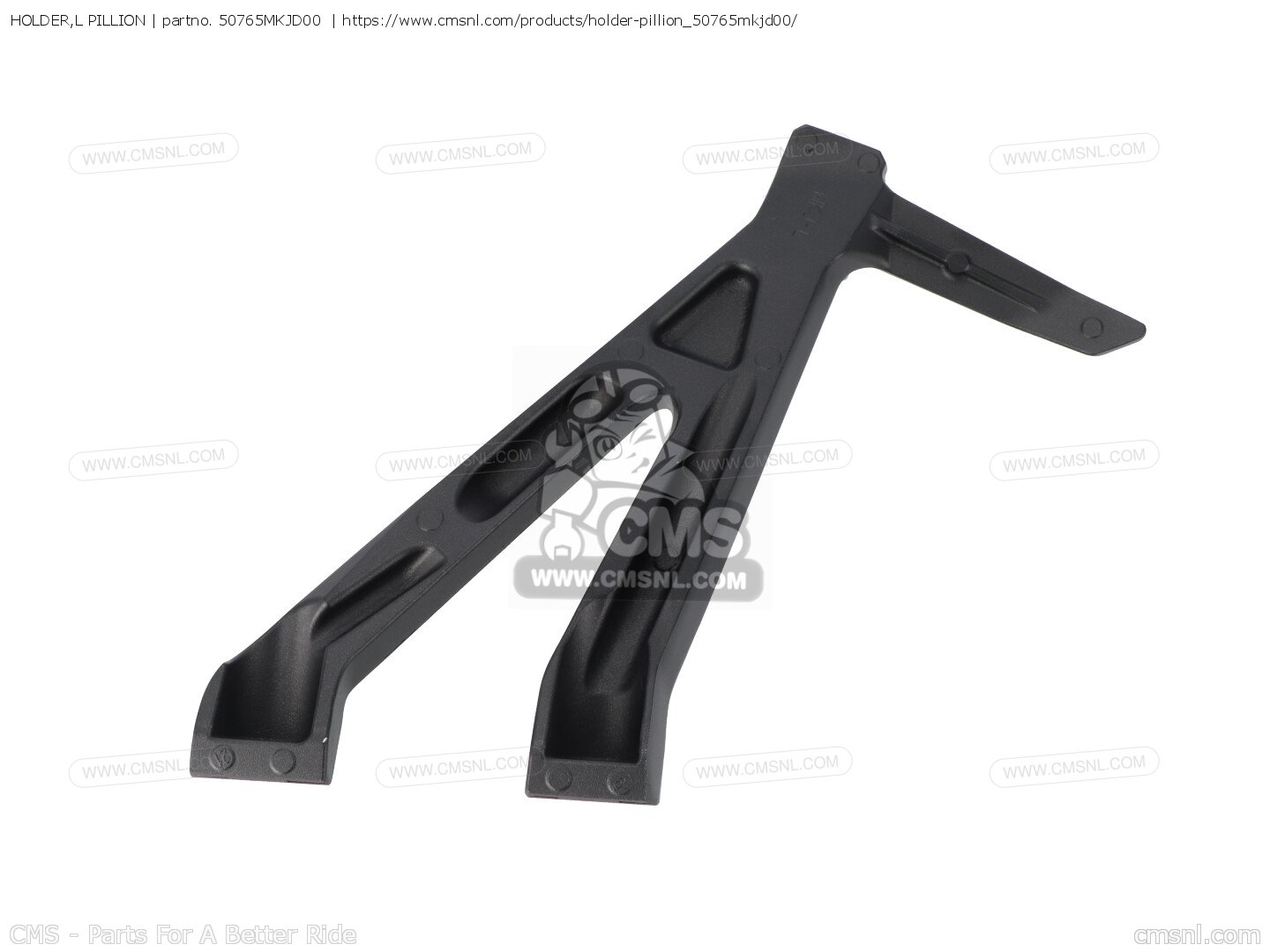50765MKJD00: Holder,l Pillion Honda - buy the 50765-MKJ-D00 at CMSNL