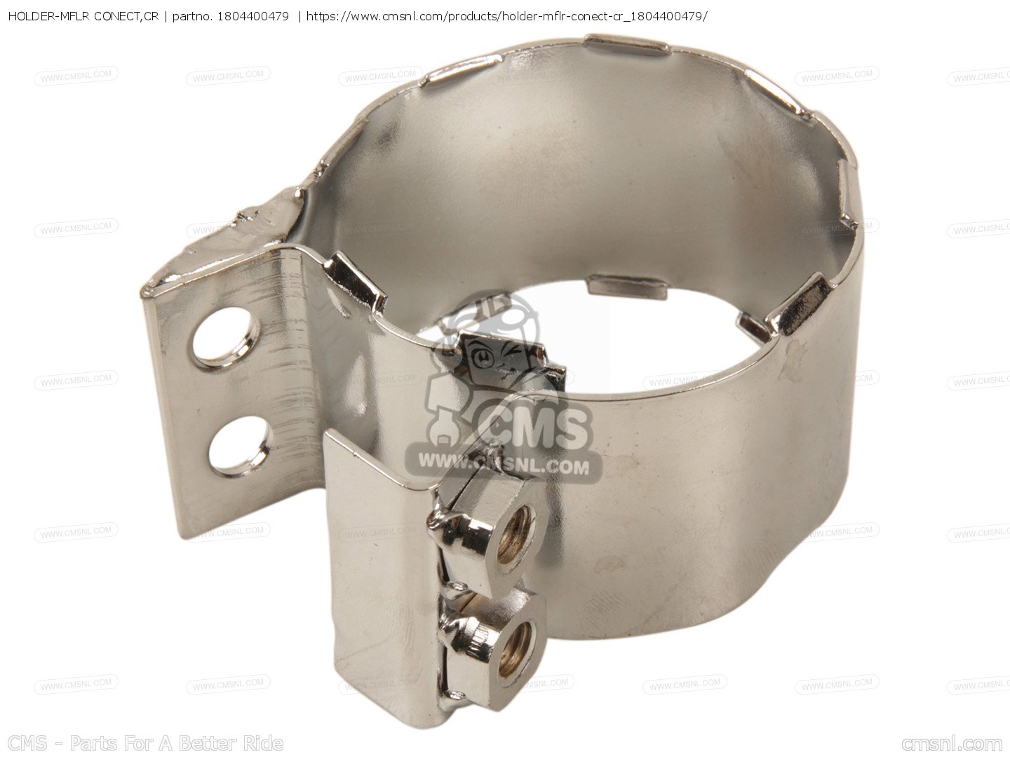 1804400479: HOLDER,MUFFLER CONECT Kawasaki - buy the 18044-004-79 at CMSNL