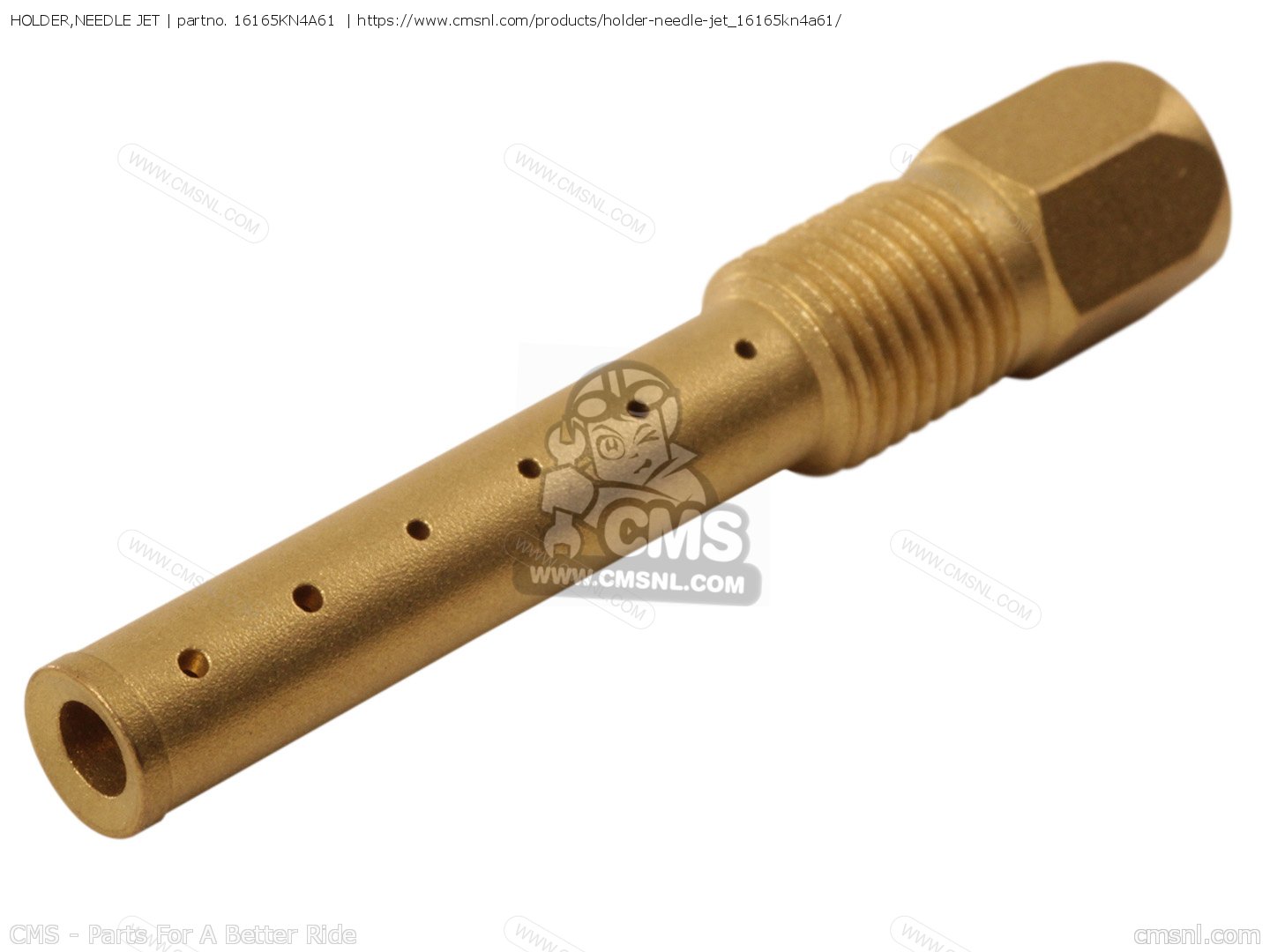 16165KN4A61: Holder,needle Jet Honda - buy the 16165-KN4-A61 at CMSNL
