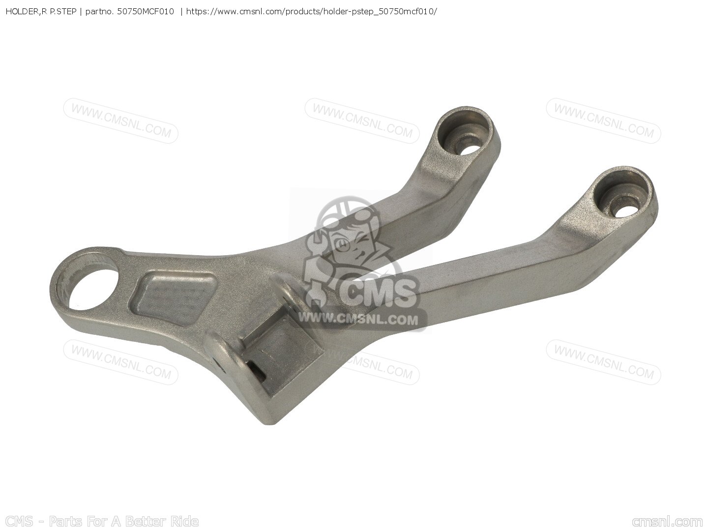 50750MCF010: HOLDER,R P.STEP Honda - buy the 50750-MCF-010 at CMSNL