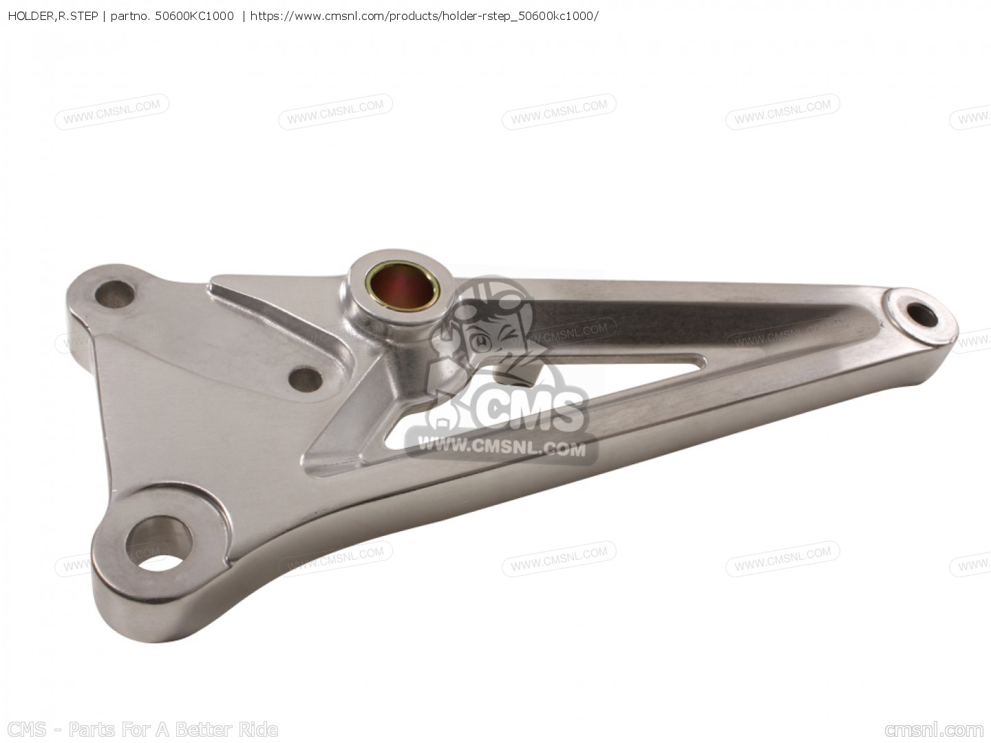 50600KC1000: HOLDER,R.STEP Honda - buy the 50600-KC1-000 at CMSNL