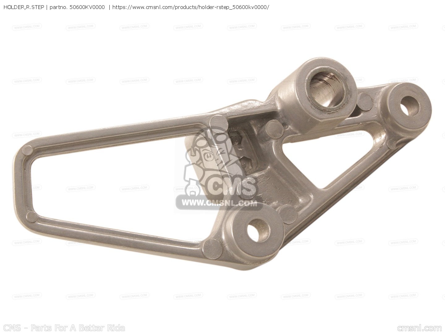 50600KV0000: HOLDER,R.STEP Honda - buy the 50600-KV0-000 at CMSNL