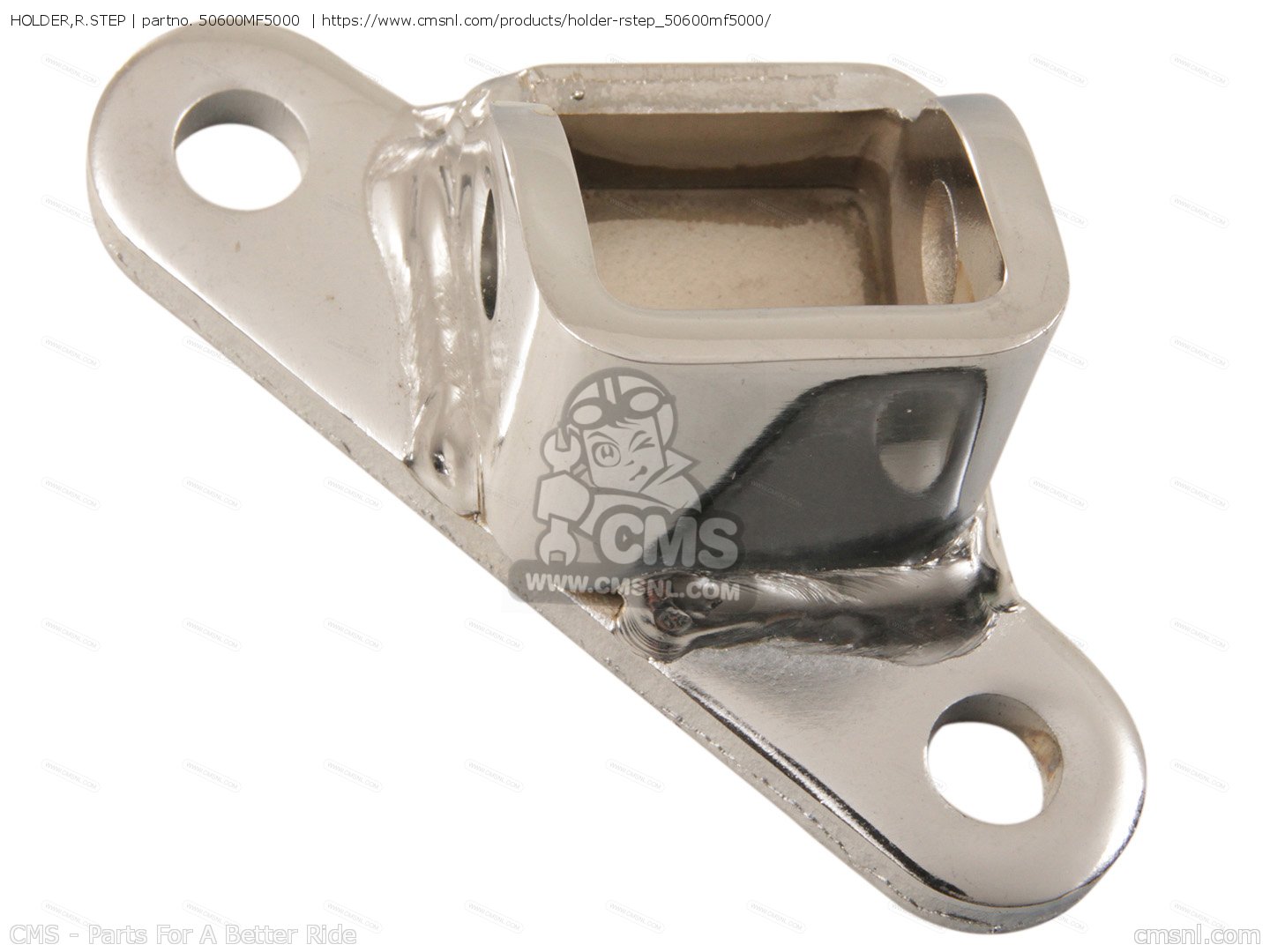 50600MF5000: HOLDER,R.STEP Honda - buy the 50600-MF5-000 at CMSNL