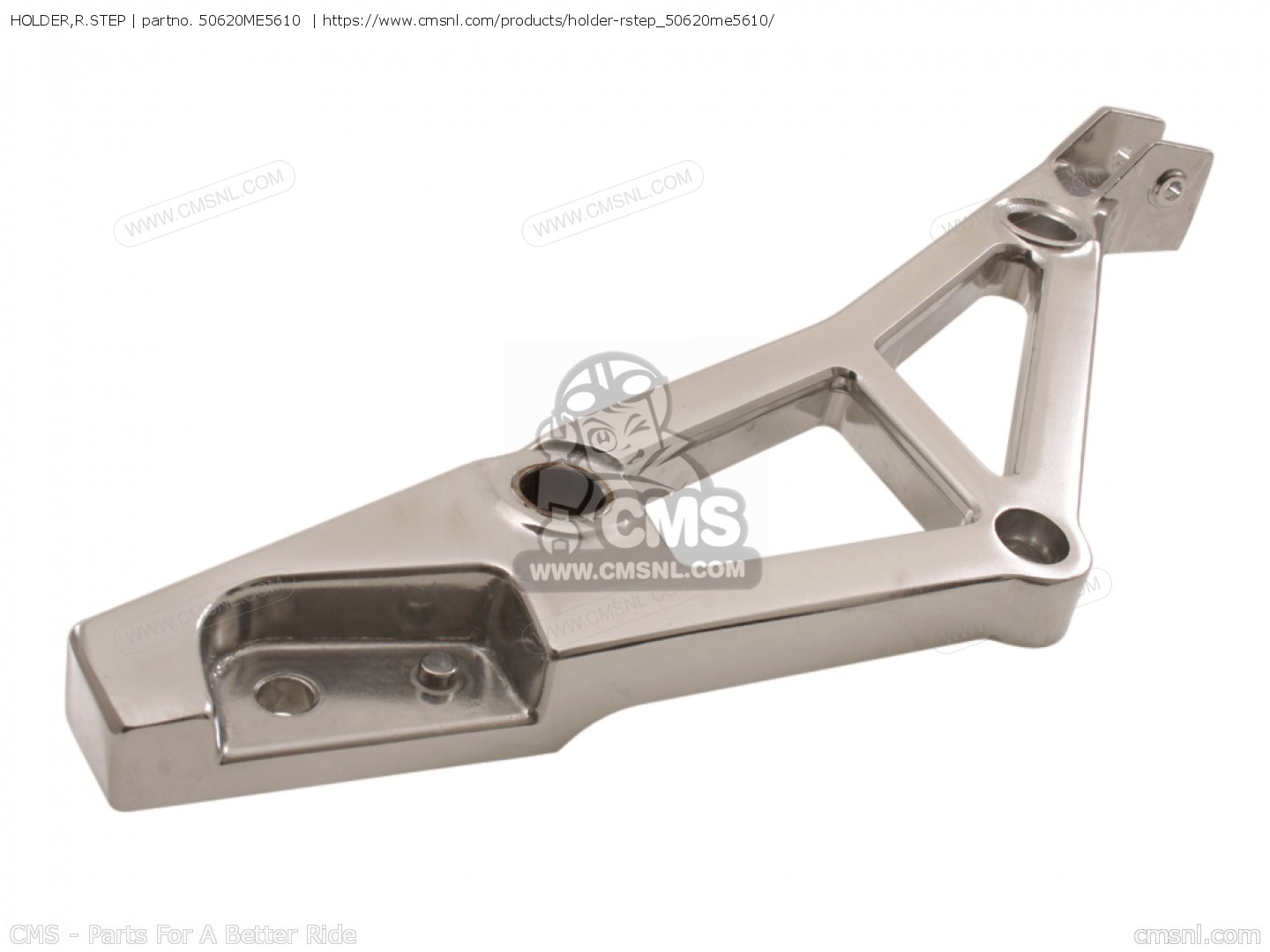 50620ME5610: HOLDER,R.STEP Honda - buy the 50620-ME5-610 at CMSNL
