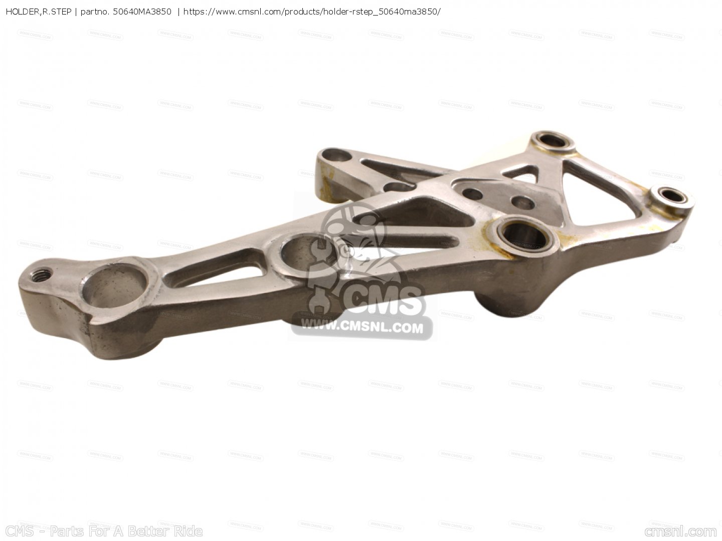 50640MA3850: HOLDER,R.STEP Honda - buy the 50640-MA3-850 at CMSNL