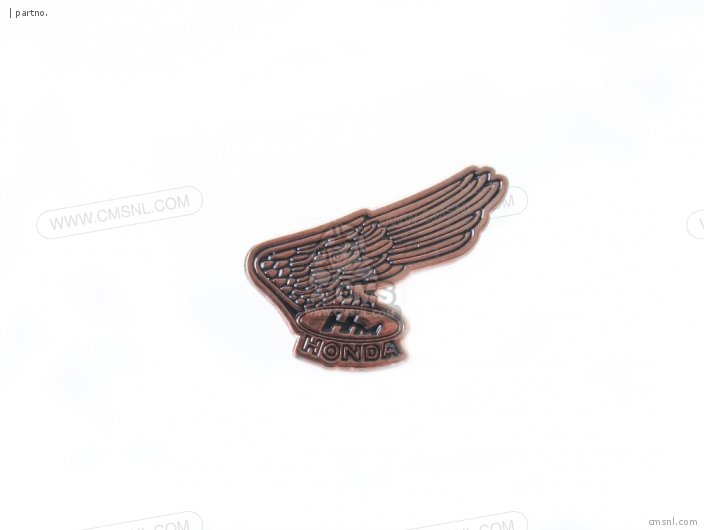 "HONDA" CLASSIC WING PIN BADGE, BRONZE for CBR1100XX SUPER BLACKBIRD ...