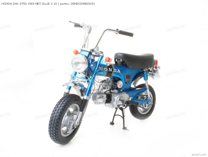 08MDC098000CN: HONDA DAX ST50 1969 MET. BLUE 1:10 Honda - buy the 08MDC-098-000CN at CMSNL