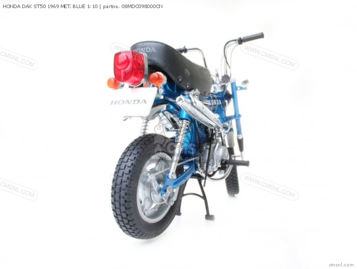 08MDC098000CN: HONDA DAX ST50 1969 MET. BLUE 1:10 Honda - buy the 08MDC ...