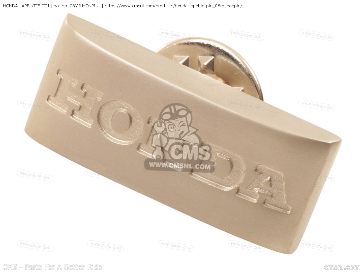 08MILHONPIN: HONDA LAPEL/TIE PIN Honda - buy the 08MIL-HON-PIN at CMSNL