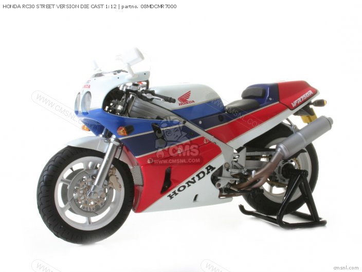 08MDCMR7000: HONDA RC30 STREET VERSION DIE CAST 1:12 Honda - buy the ...