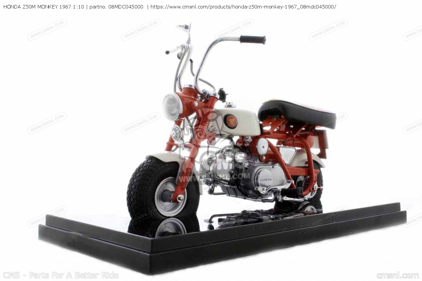 08MDC045000: HONDA Z50M MONKEY 1967 1:10 Honda - buy the 08MDC-045-000 ...