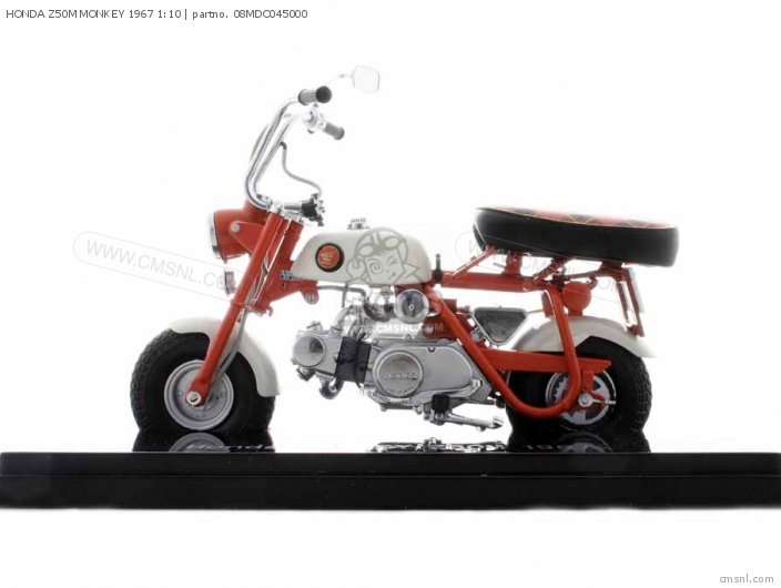 08MDC045000: HONDA Z50M MONKEY 1967 1:10 Honda - buy the 08MDC-045-000 ...