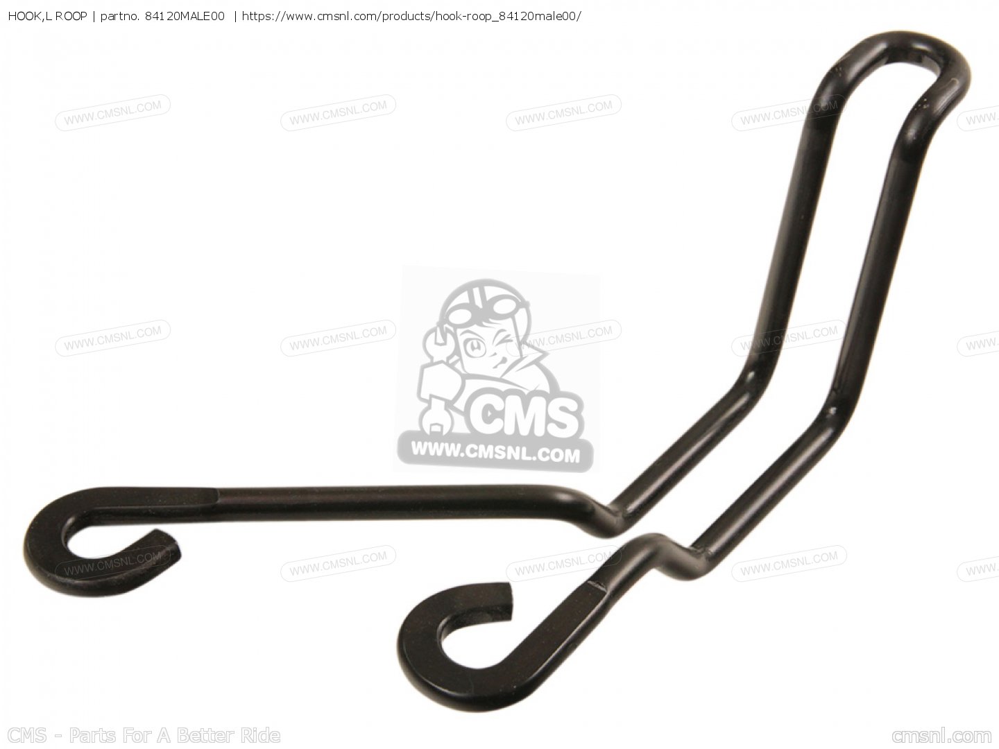 84120MALE00: Hook,l Roop Honda - buy the 84120-MAL-E00 at CMSNL