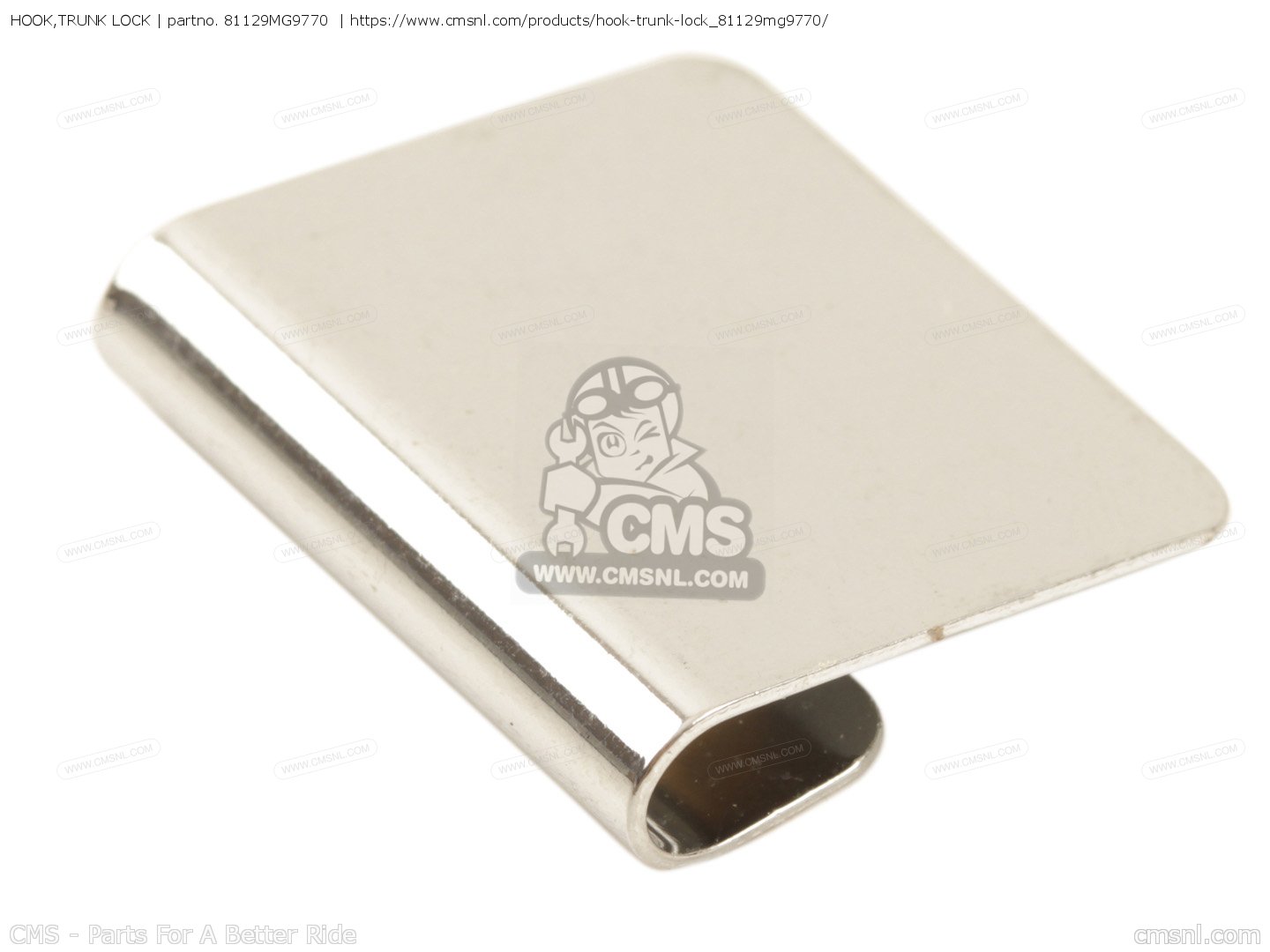 HOOK,TRUNK LOCK for GL1200A GOLDWING ASPENCADE 1985 (F) - order at CMSNL