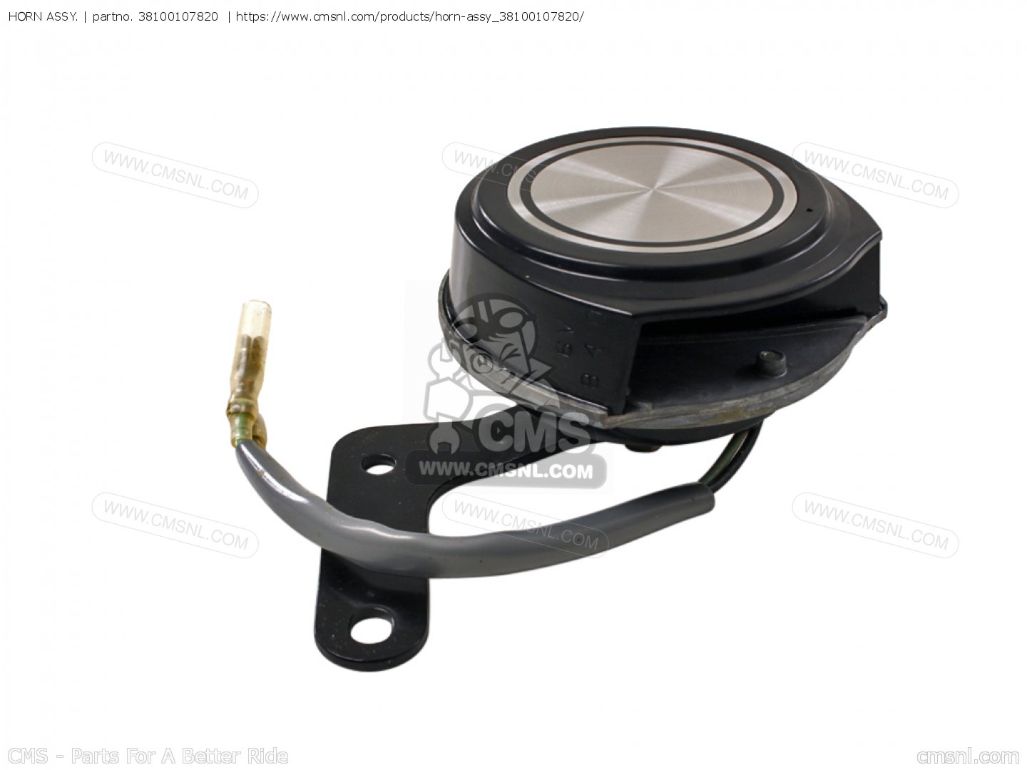 38100107820: HORN ASSY. Honda - buy the 38100-107-820 at CMSNL