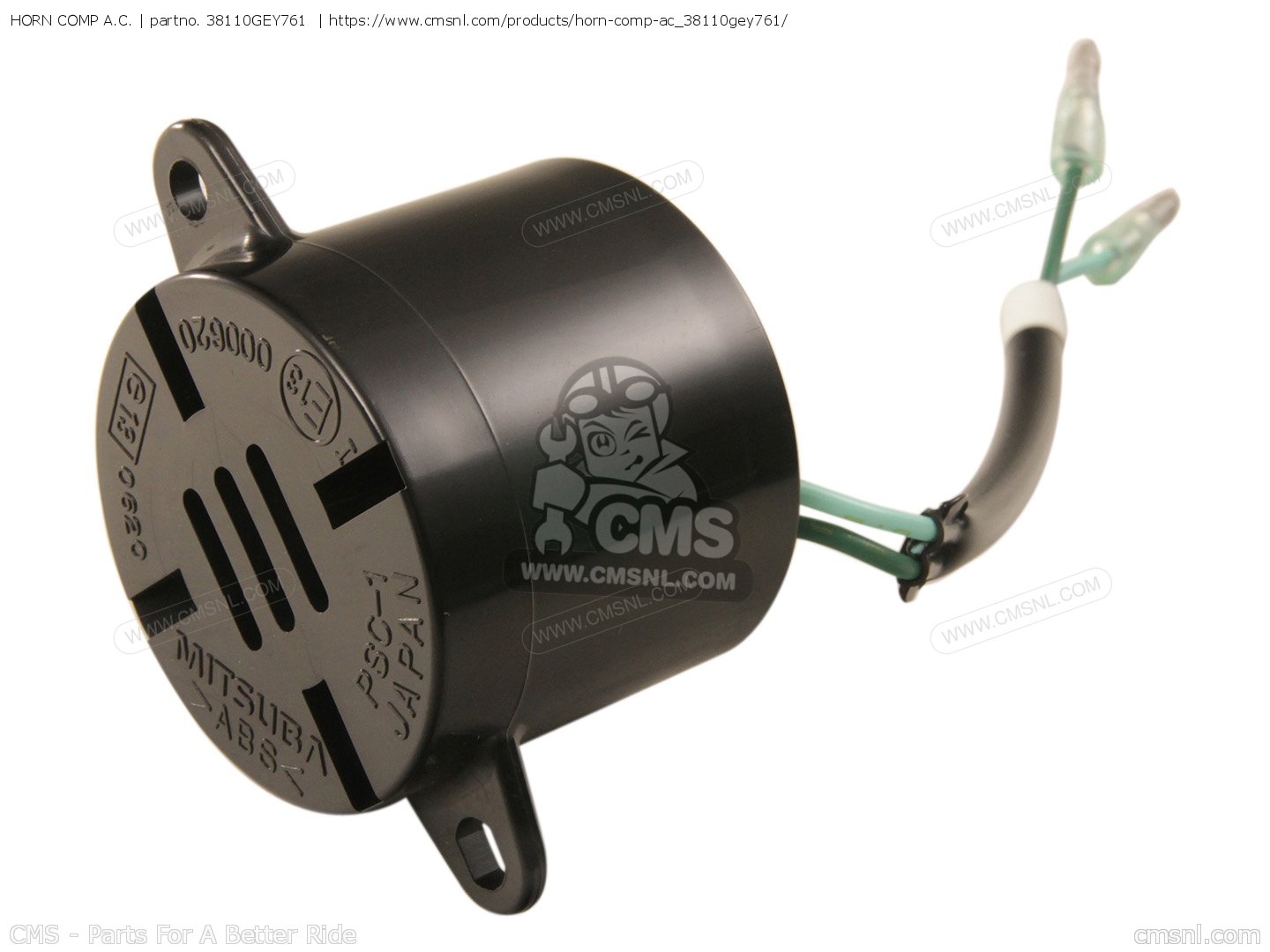 38110GEY761: HORN COMP A.C. Honda - buy the 38110-GEY-761 at CMSNL