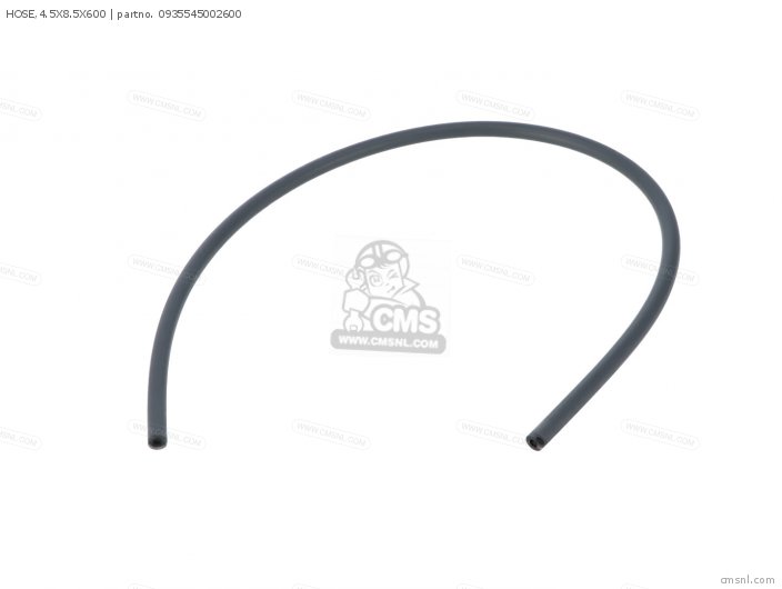 0935545002600: Hose,4.5x8.5x600 Suzuki - buy the 09355-45002-600 at CMSNL
