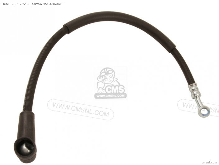 45126460731: HOSE B,FR.BRAKE Honda - buy the 45126-460-731 at CMSNL