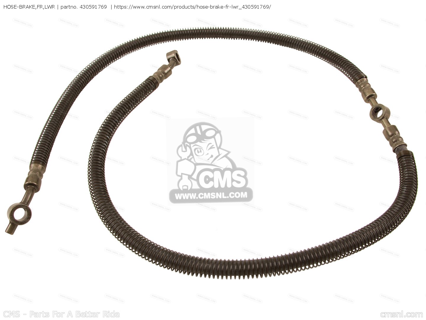 430591769: Hose-brake,fr,lwr Kawasaki - buy the 43059-1769 at CMSNL