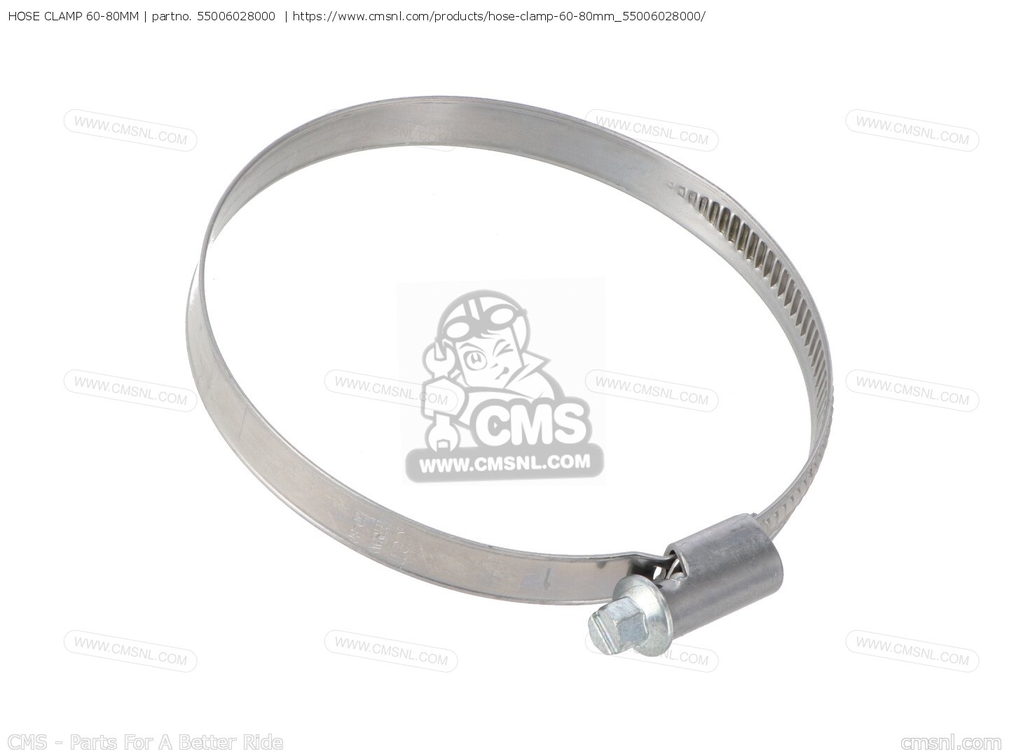 55006028000: HOSE CLAMP 60-80MM KTM - compre el 55006028000 en CMSNL