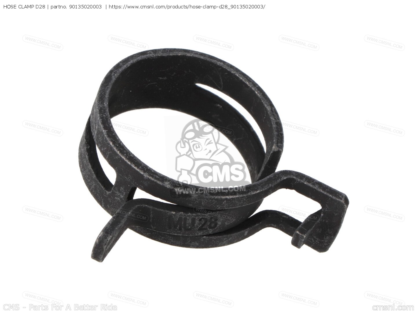 HOSE CLAMP D28 for 390 Adventure, orange - CKD CO 2020 - order at CMSNL
