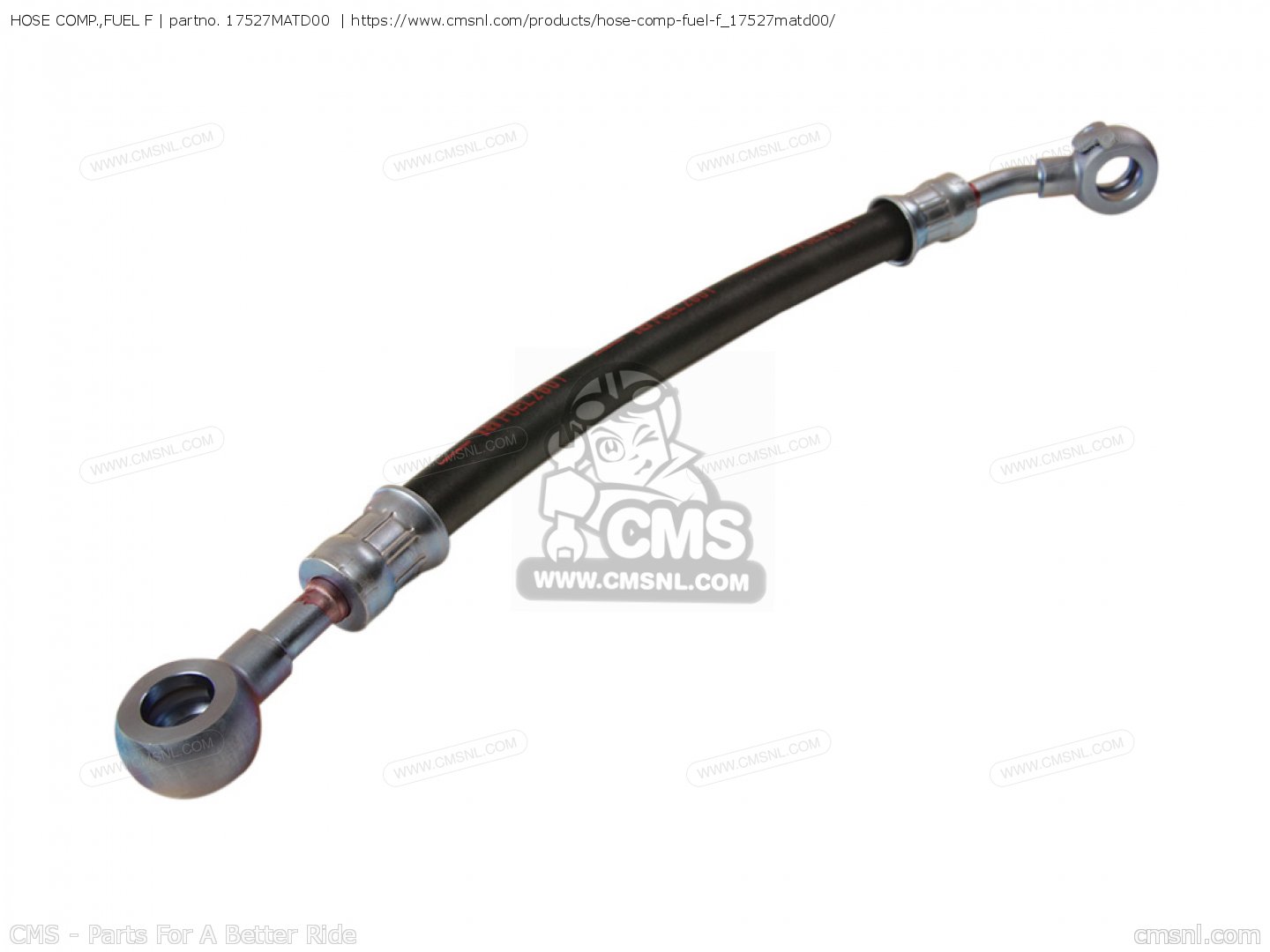 17527MATD00: Hose Comp.,fuel F Honda - buy the 17527-MAT-D00 at CMSNL