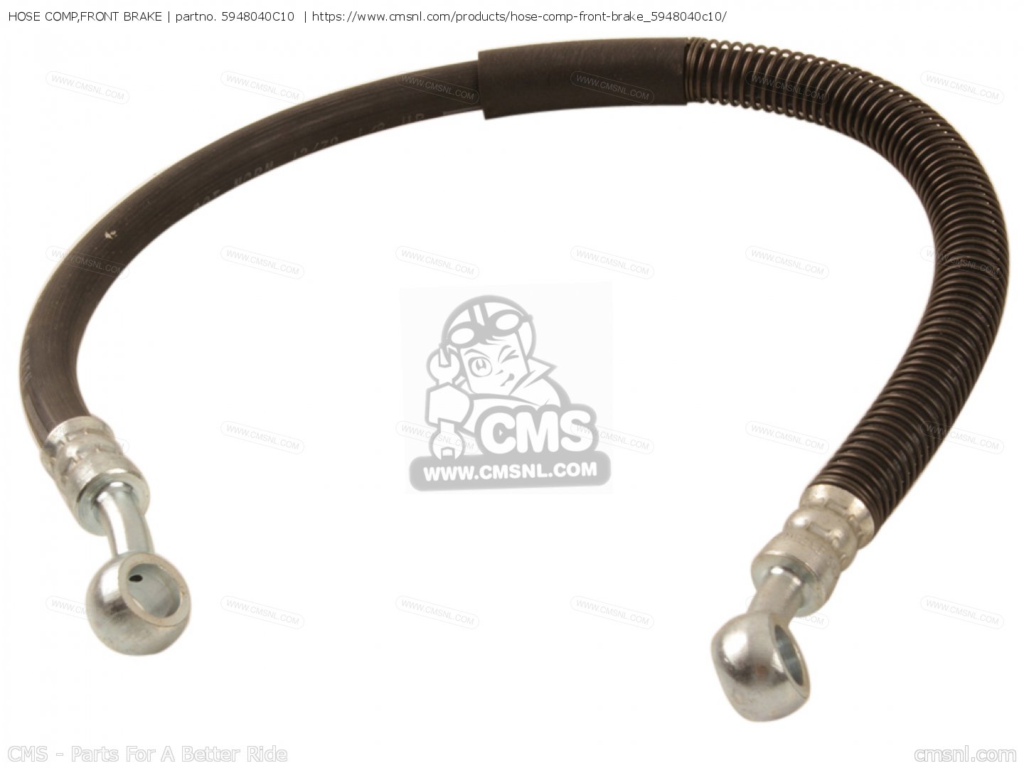 5948040C10: HOSE COMP,FRONT BRAKE Suzuki - buy the 59480-40C10 at CMSNL