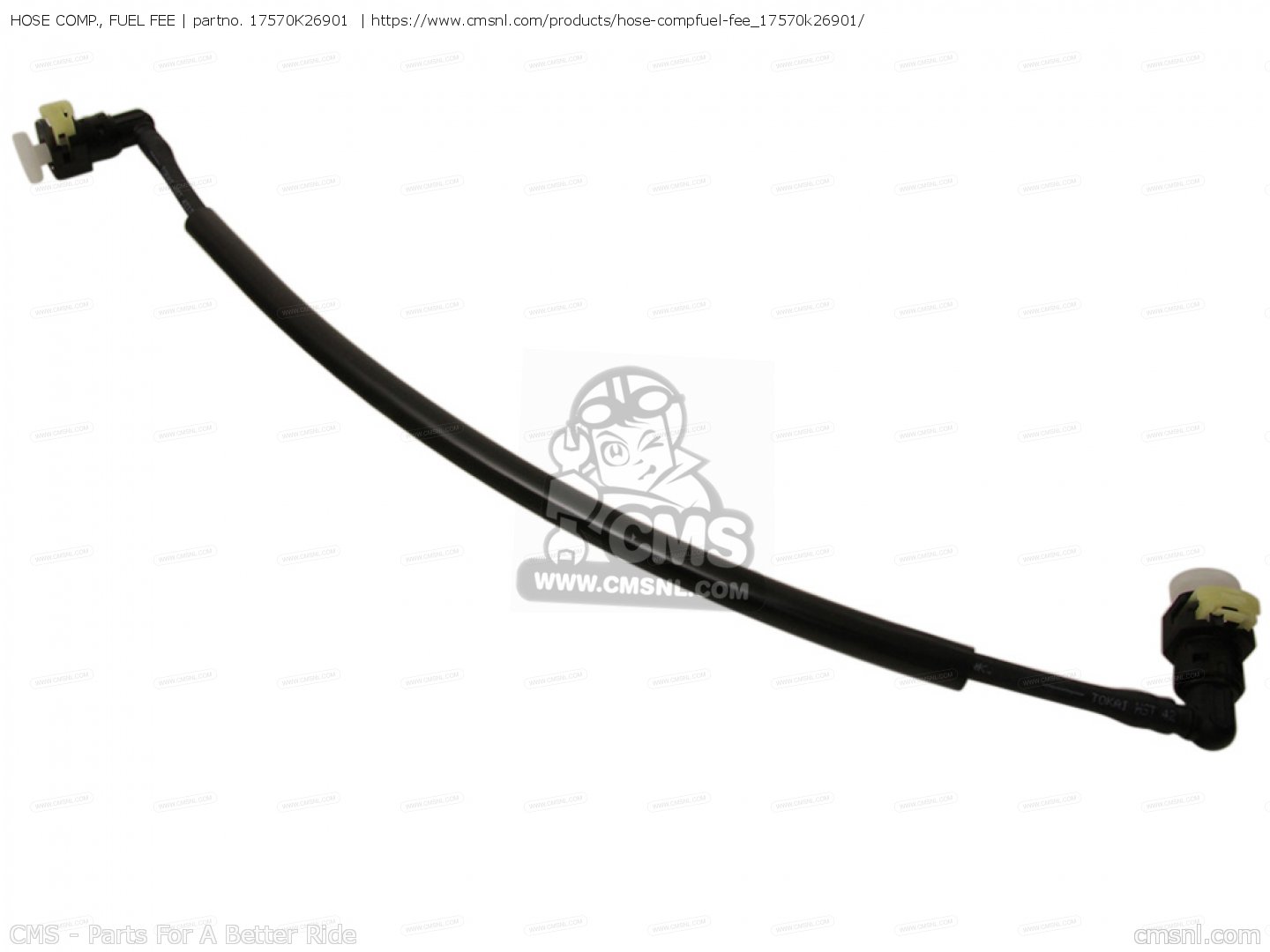 17570K26901: Hose Comp,fuel Fe Honda - buy the 17570-K26-901 at CMSNL