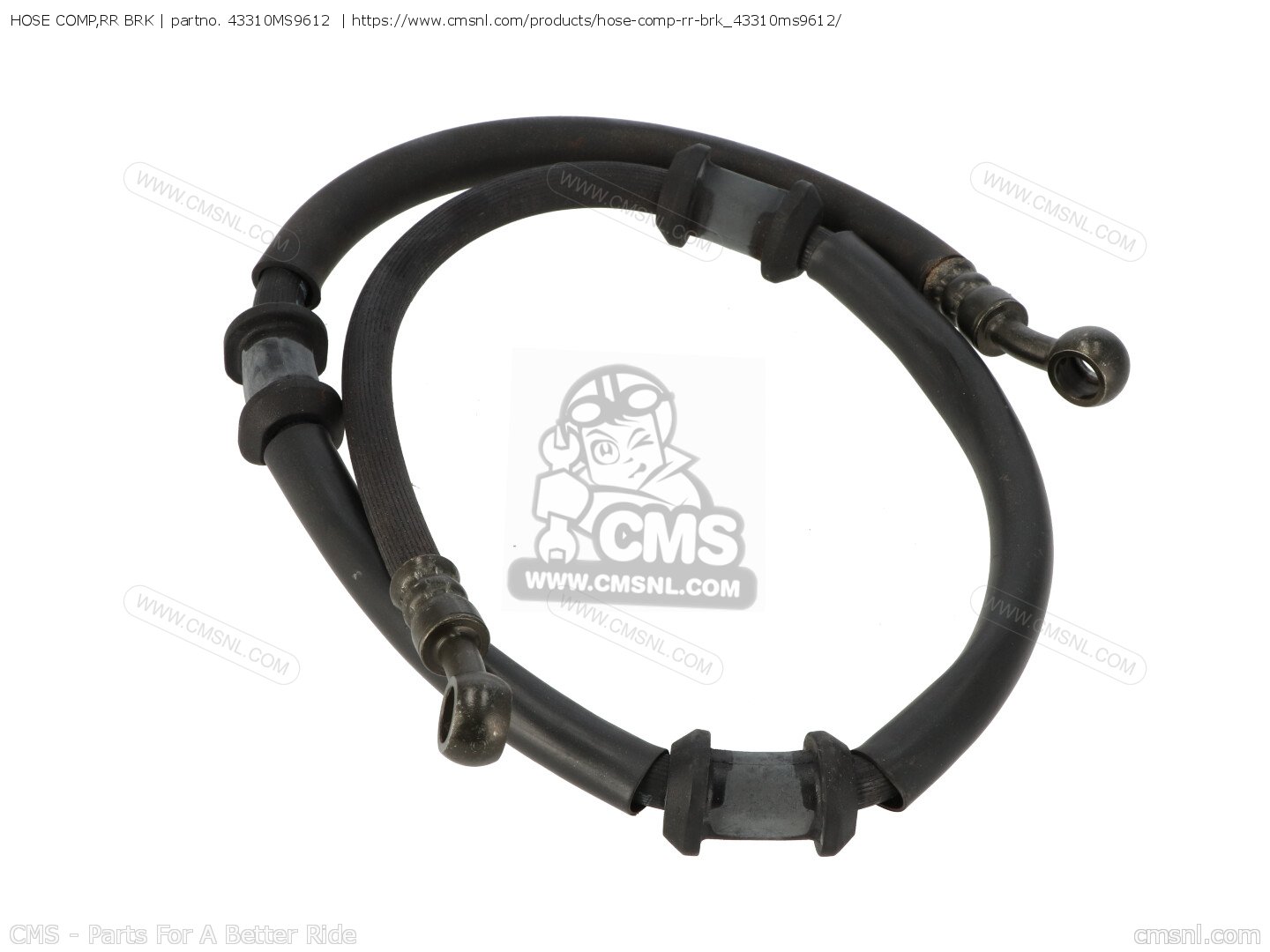 43310MS9612: Hose Comp,rr Brk Honda - buy the 43310-MS9-612 at CMSNL