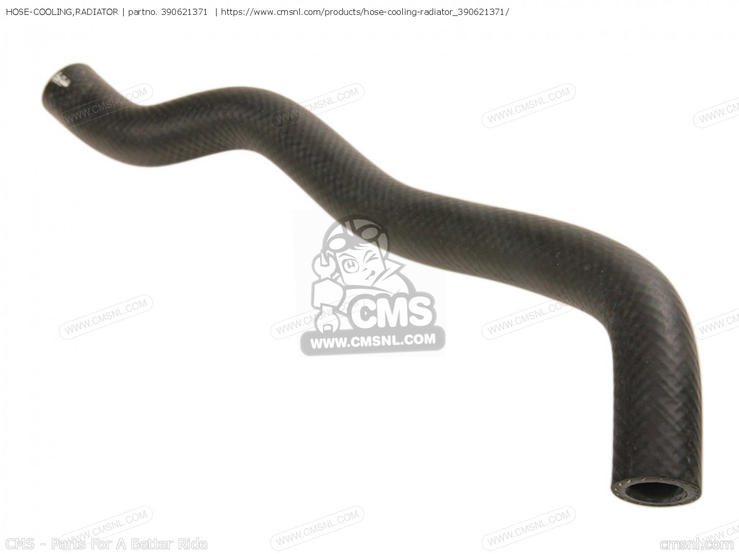 390621371: Hose-cooling,radiator Kawasaki - buy the 39062-1371 at CMSNL