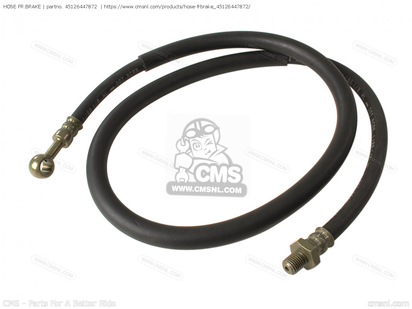 45126447872: Hose Fr.brake Honda - buy the 45126-447-872 at CMSNL