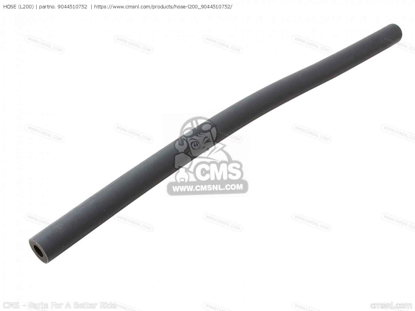 9044510752: HOSE (L200) Yamaha - buy the 90445-10752-00 at CMSNL