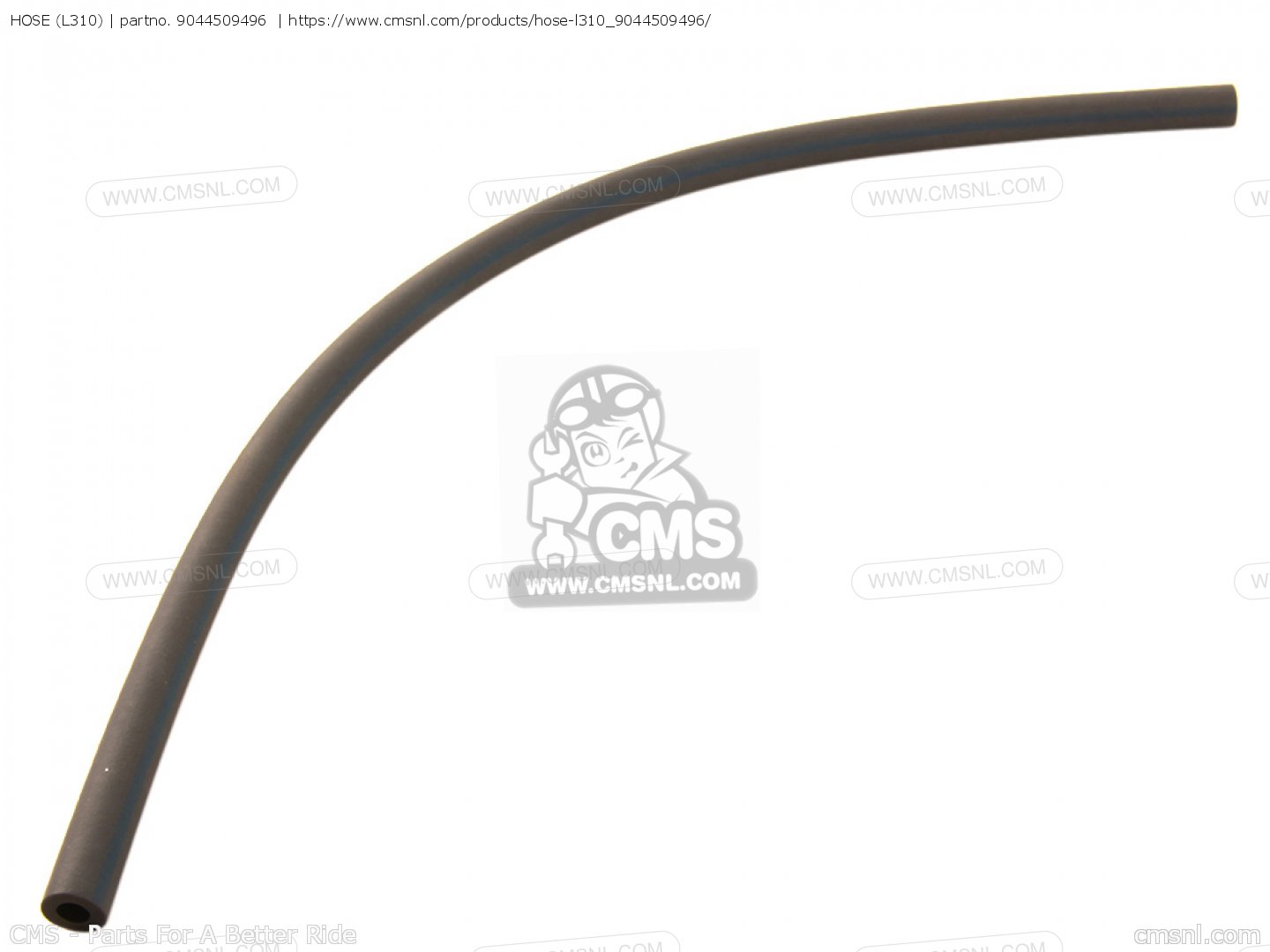 9044509496: HOSE (L310) Yamaha - buy the 90445-09496-00 at CMSNL