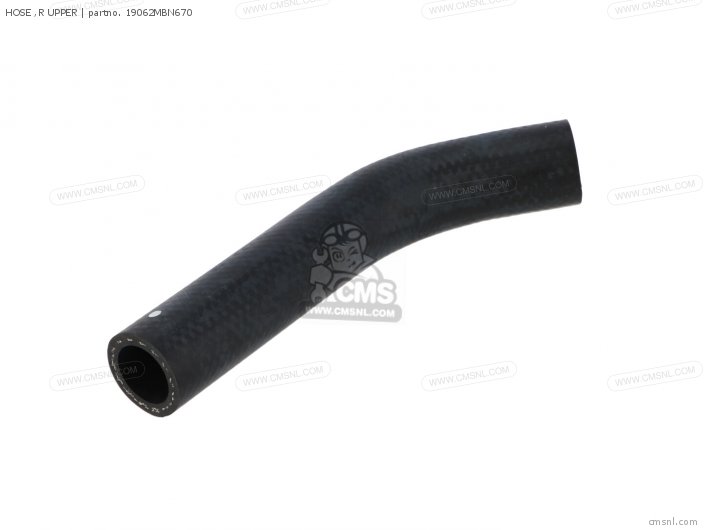 19062MBN670: HOSE ,R UPPER Honda - buy the 19062-MBN-670 at CMSNL