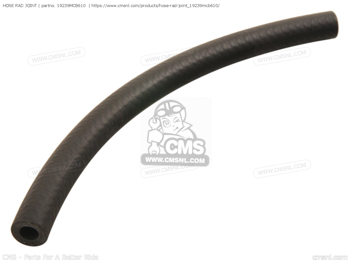 19239MCB610: HOSE RAD JOINT Honda - buy the 19239-MCB-610 at CMSNL