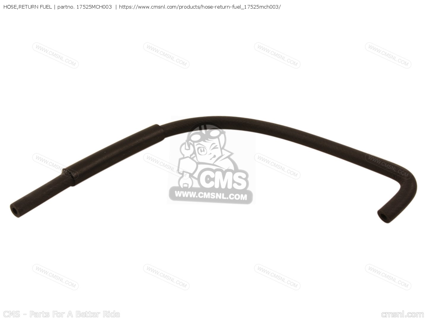 17525-MCH-003 Hose,Return Fuel, 17525MCH003 Honda - VTX1800C