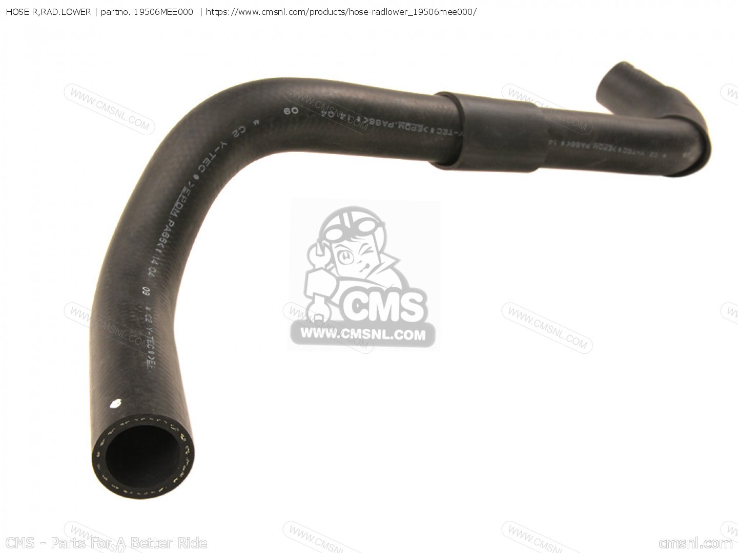 19506MEE000: HOSE R,RAD.LOWER Honda - buy the 19506-MEE-000 at CMSNL
