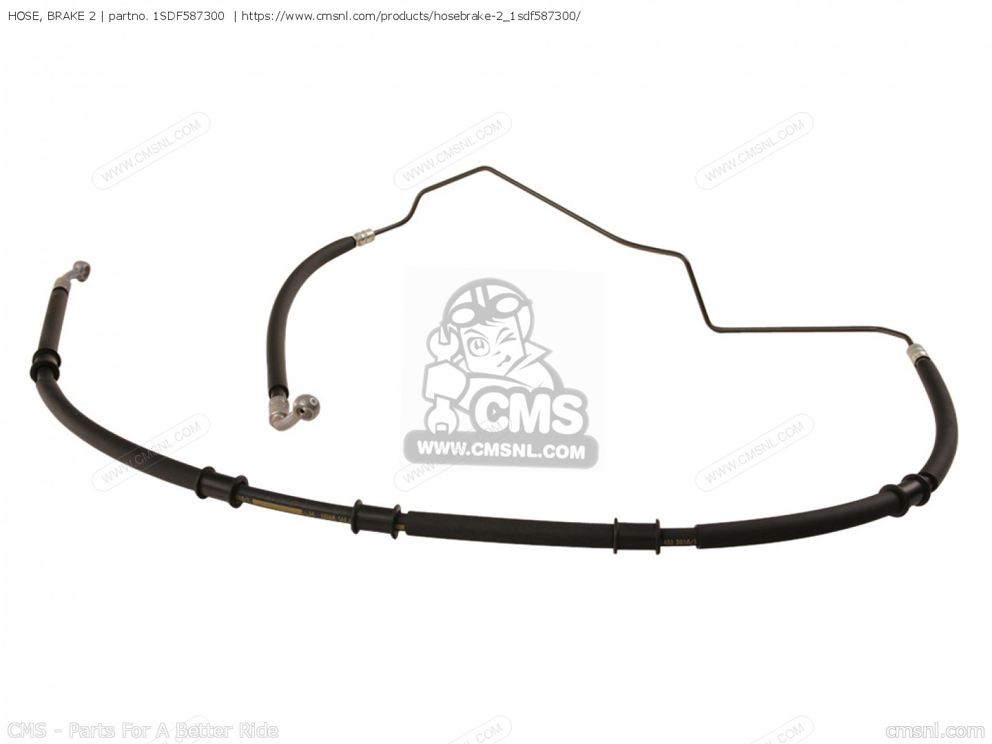 1SDF587300: Hose, Brake 2 Yamaha - buy the 1SD-F5873-00-00 at CMSNL