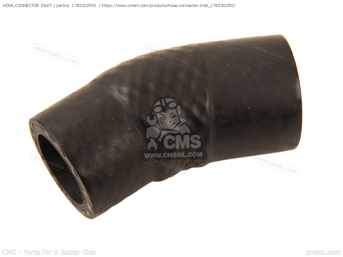 1785302F00: HOSE,CONNECTOR INLET Suzuki - buy the 17853-02F00 at CMSNL