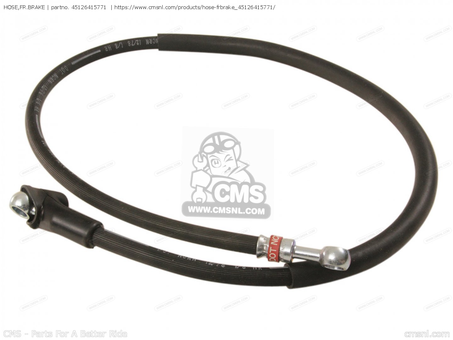 45126415771: HOSE,FR.BRAKE Honda - buy the 45126-415-771 at CMSNL