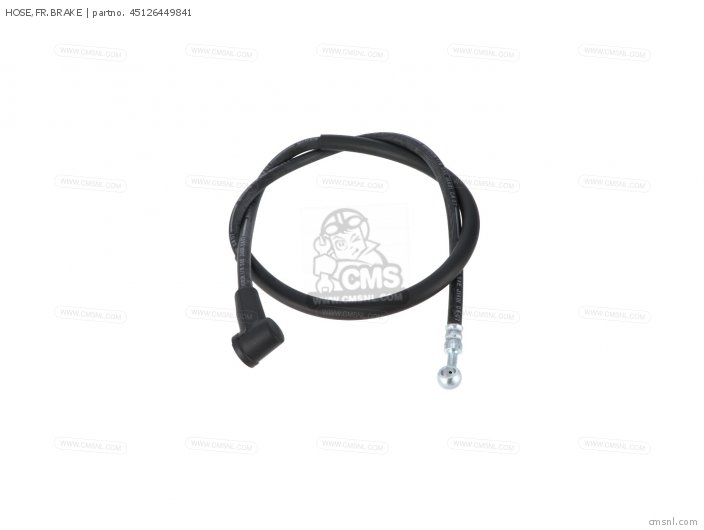45126449841: HOSE,FR.BRAKE Honda - buy the 45126-449-841 at CMSNL