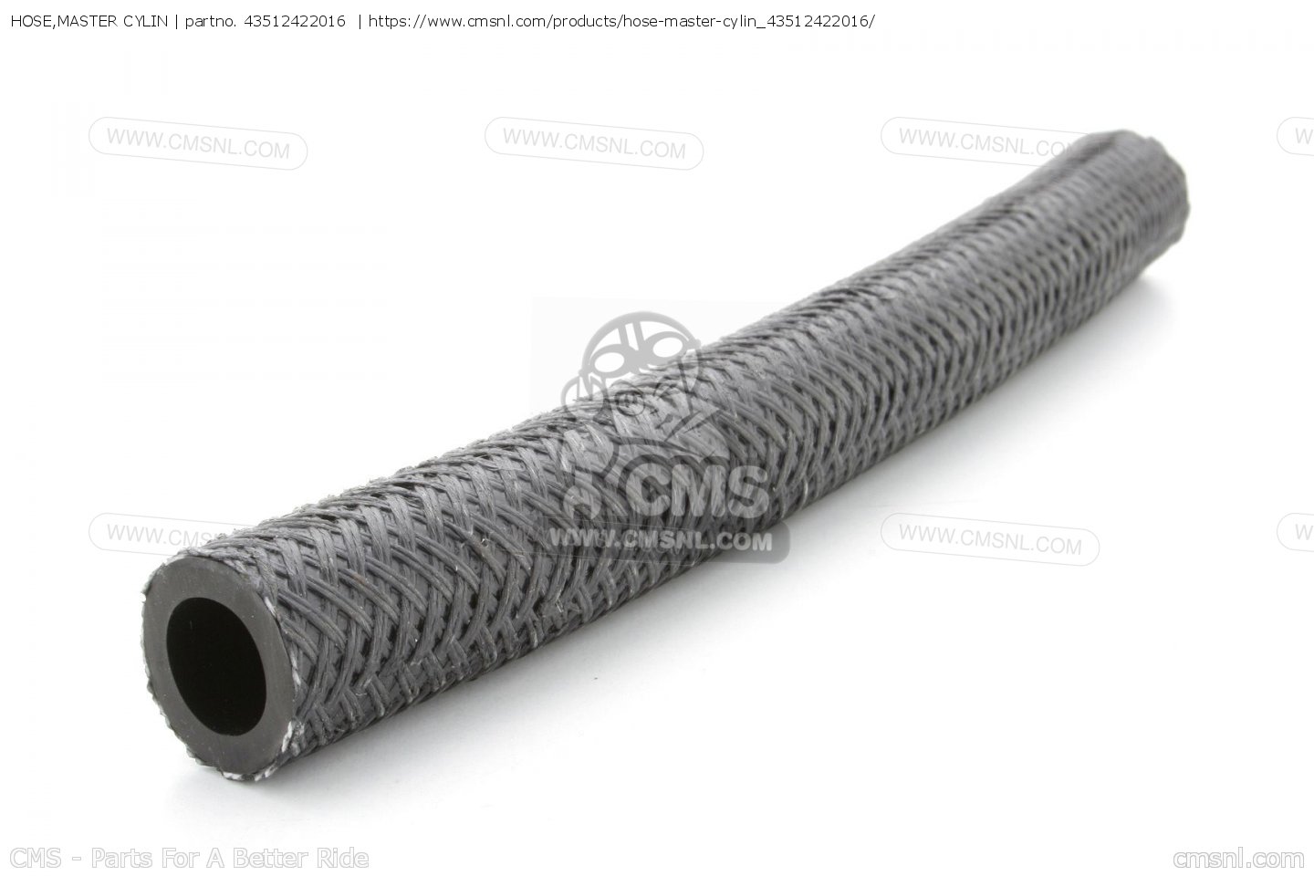 43512422016: HOSE,MASTER CYLIN Honda - buy the 43512-422-016 at CMSNL