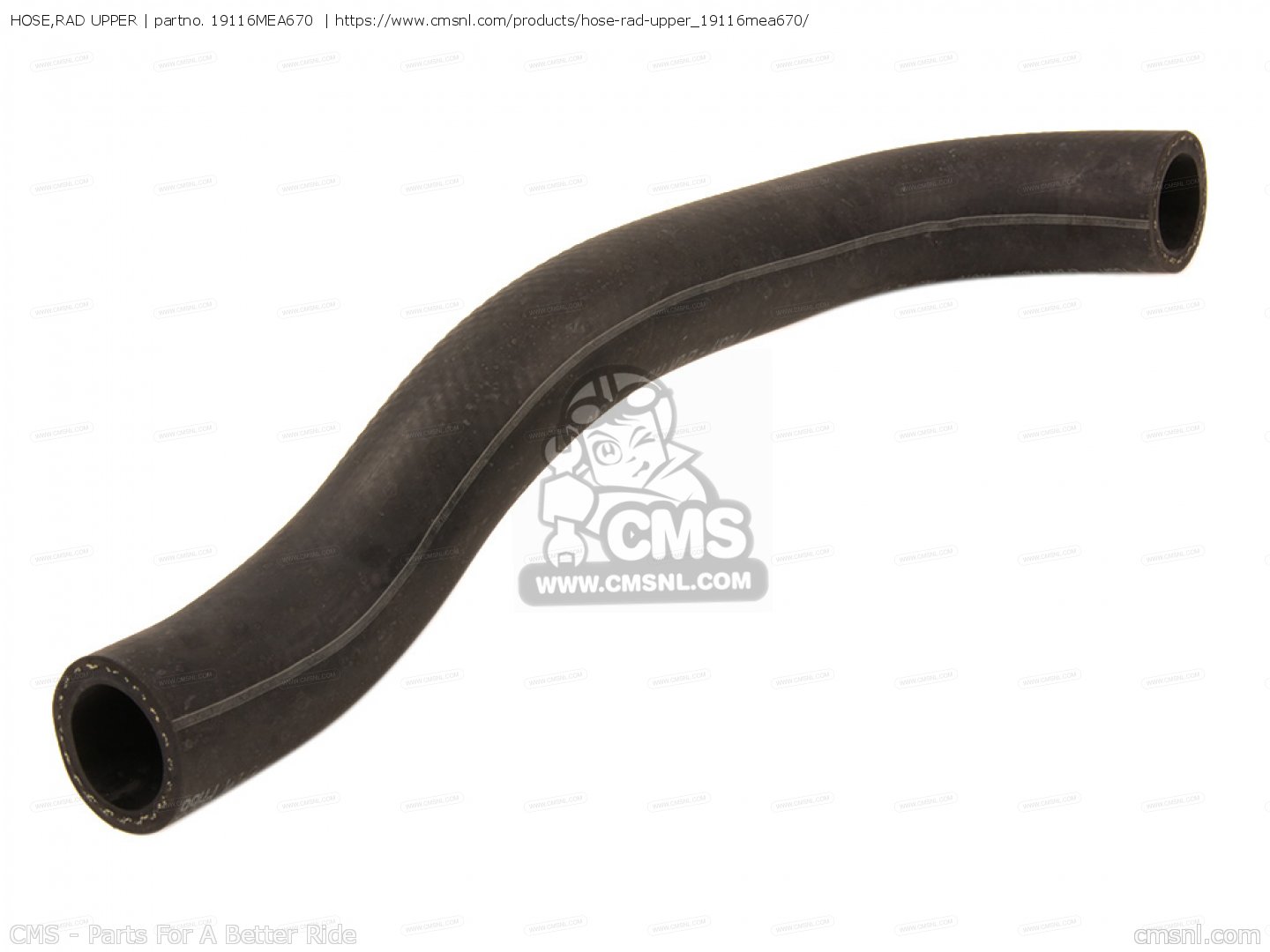 HOSE,RAD UPPER for VTX1300S 2005 (5) USA - order at CMSNL