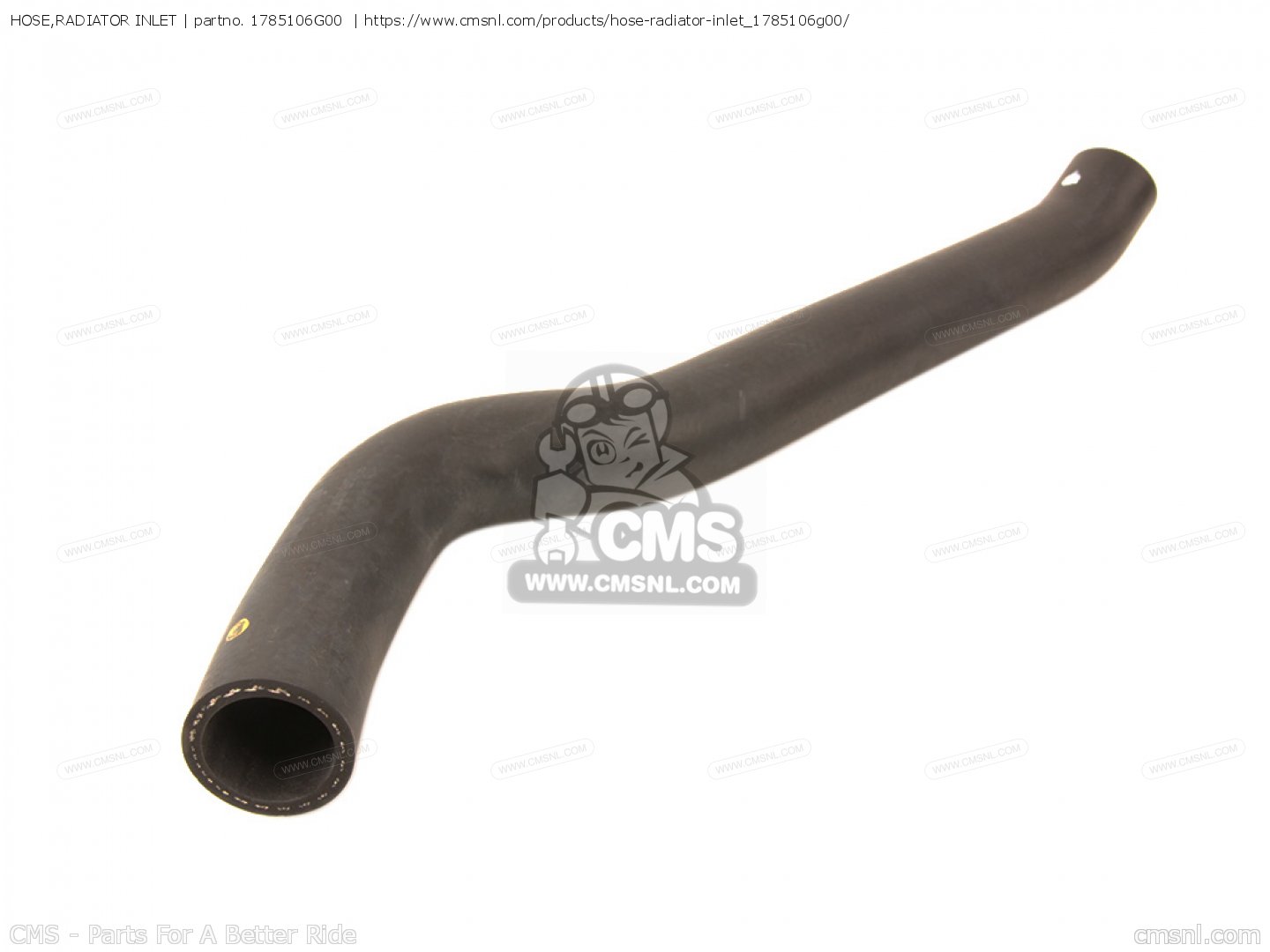 1785106G00: HOSE,RADIATOR INLET Suzuki - buy the 17851-06G00 at CMSNL