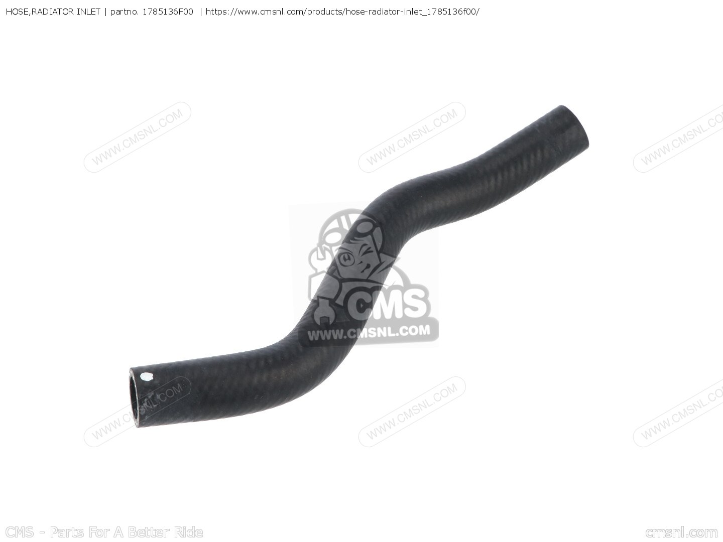 1785136F00: HOSE,RADIATOR INLET Suzuki - buy the 17851-36F00 at CMSNL
