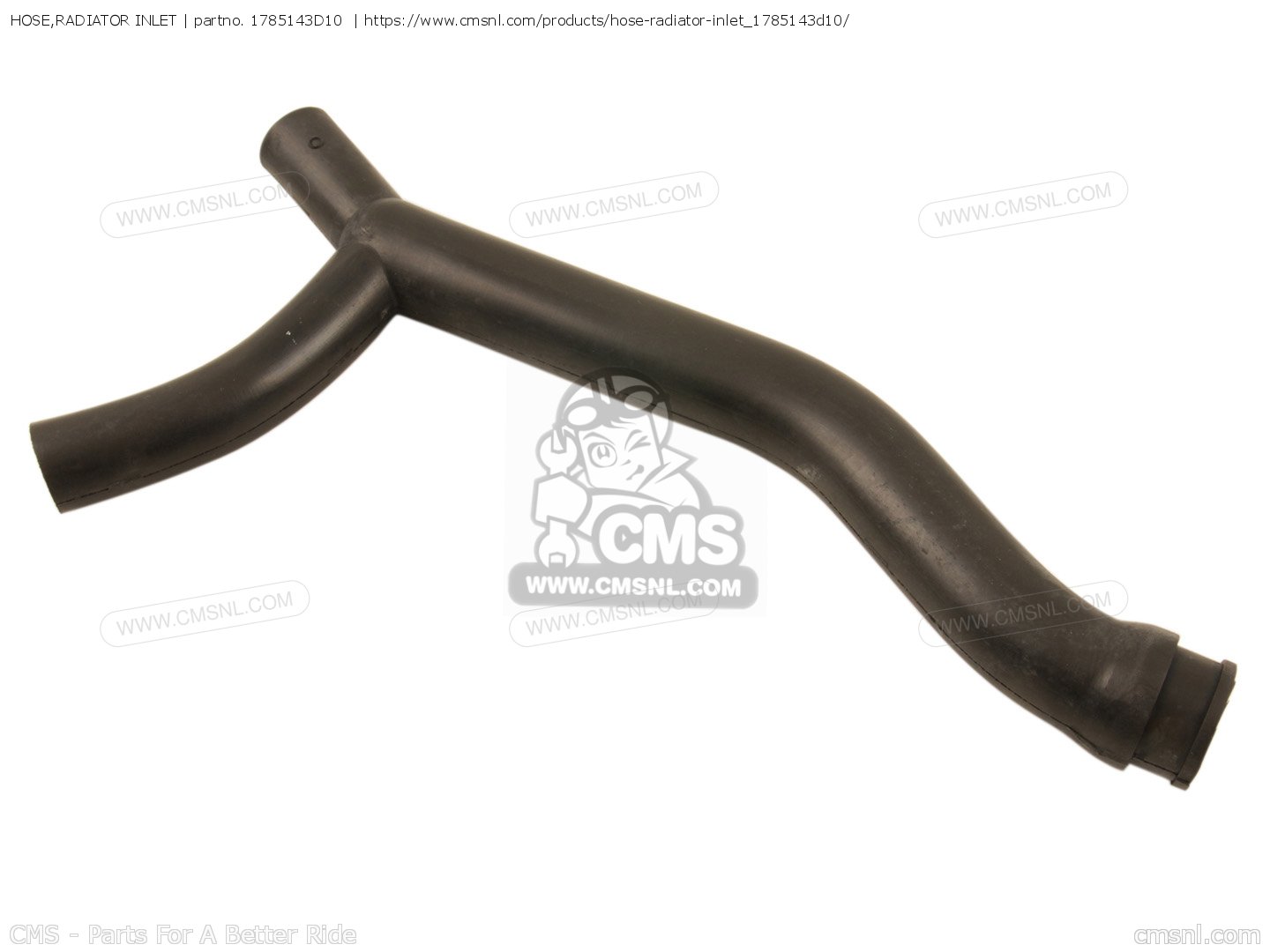 1785143D10: HOSE,RADIATOR INLET Suzuki - buy the 17851-43D10 at CMSNL