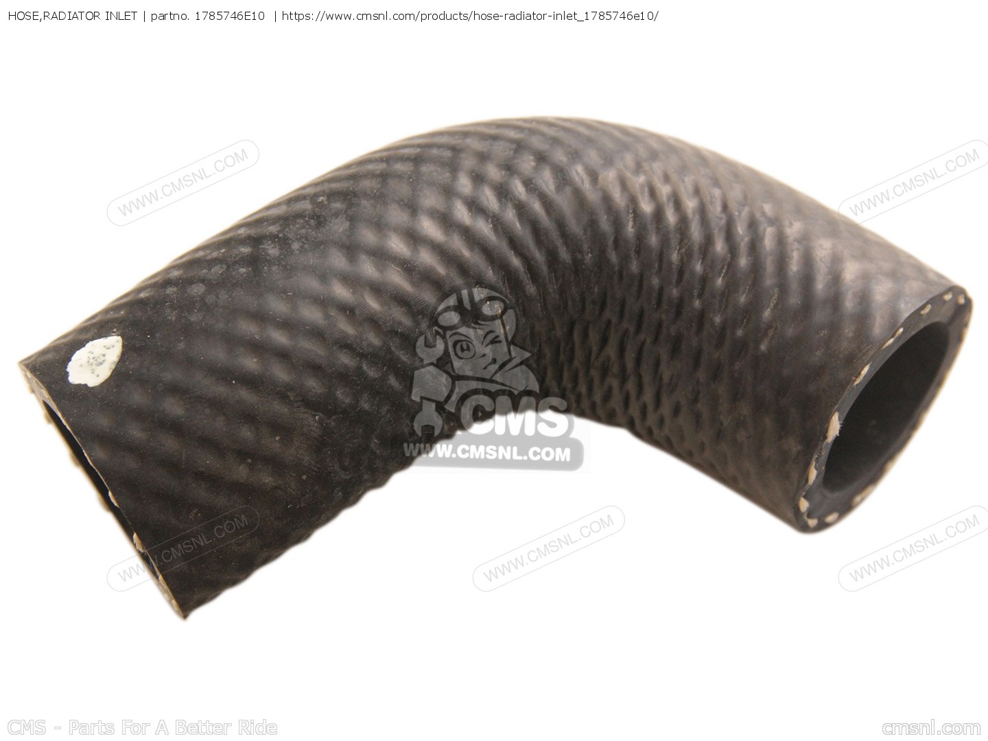1785746E10: HOSE,RADIATOR INLET Suzuki - buy the 17857-46E10 at CMSNL